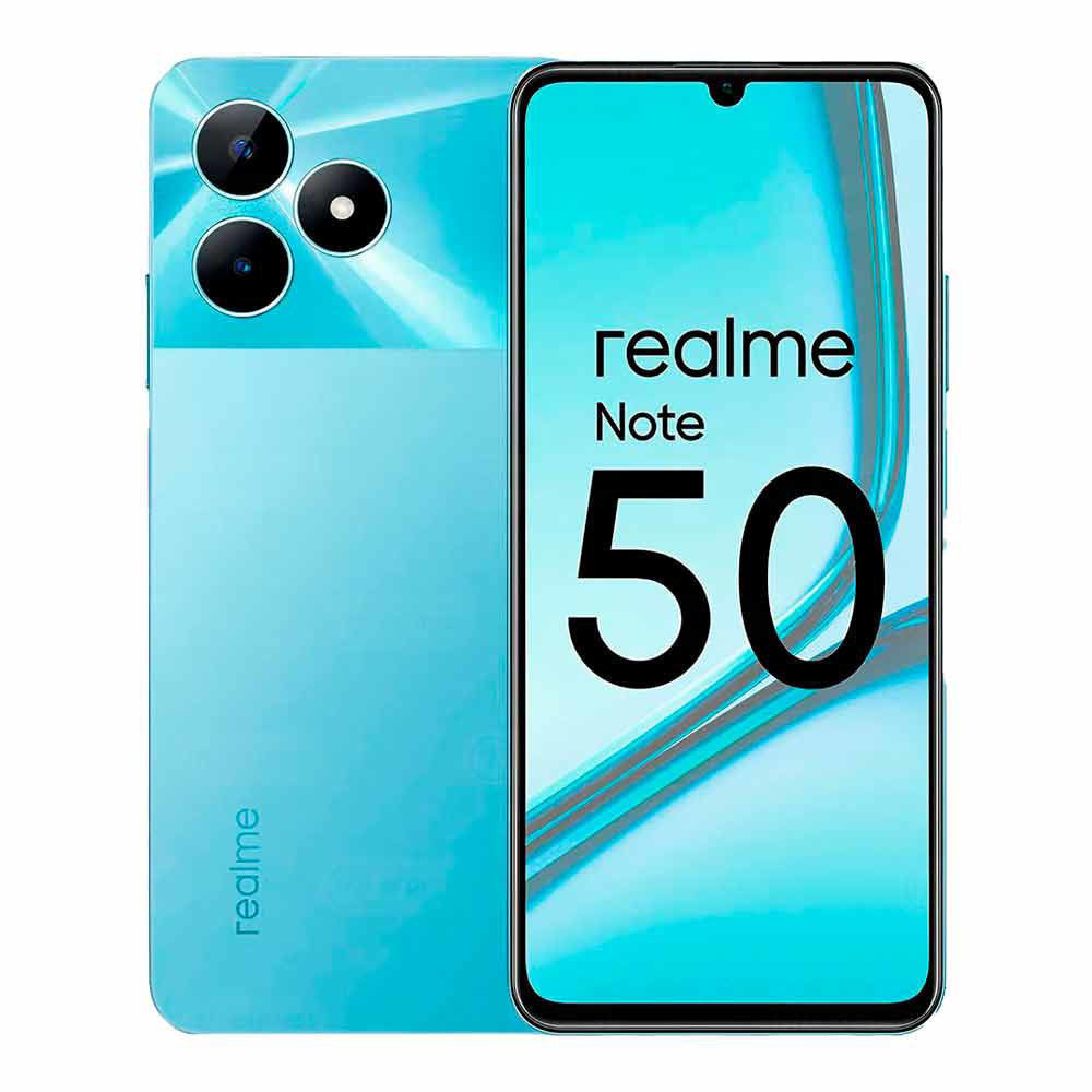 Celular REALME Note 50 128GB Celeste | Tienda MExpress